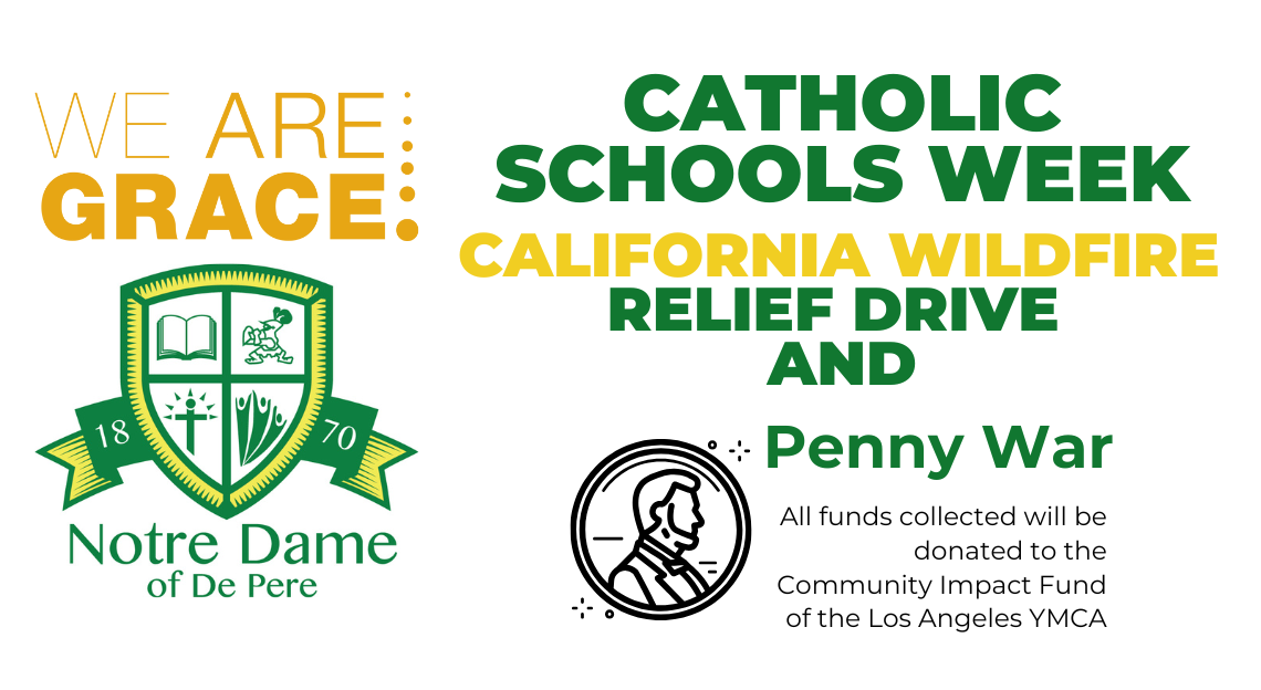 California Wildfire Relief Drive - Notre Dame of De Pere