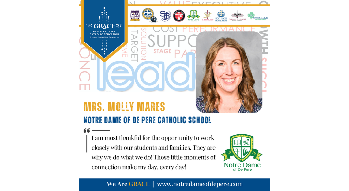 Principal Spotlight: Mrs. Molly Mares - Notre Dame of De Pere